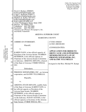 Fillable Online Application for order to show cause Fax Email Print ...