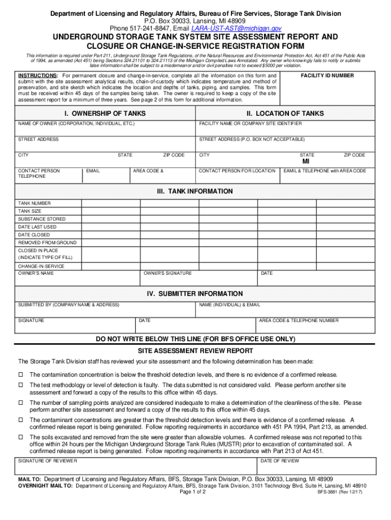 Fillable Online scprod.michigan.gov lara -INSTRUCTOR II APPLICATION ...