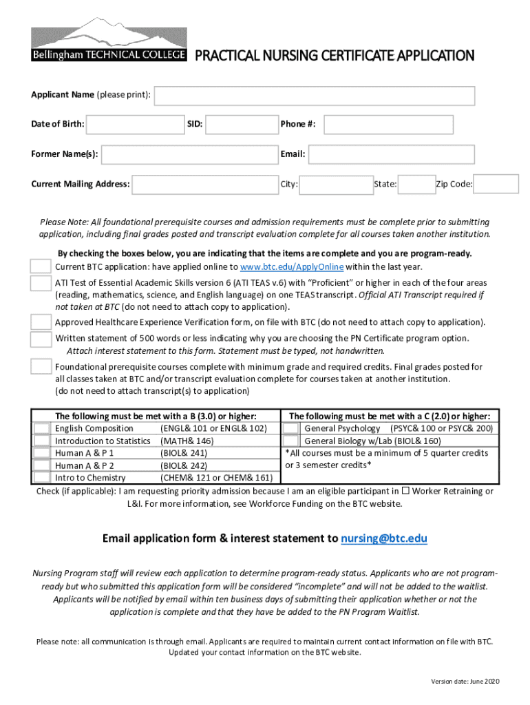 Fillable Online explore.cscc.edupractical-nursing-certificatePractical ...