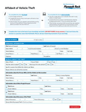 Fillable Online Get Affidavit Of Vehicle Theft - US Legal Forms Fax ...