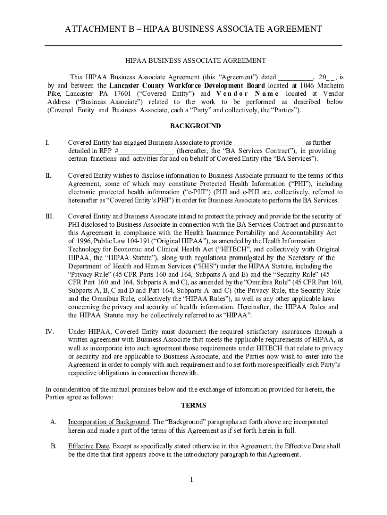 Fillable Online HIPAA Business Associate Agreement - Square Fax Email ...