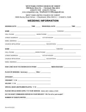 CONTRACT FOR USE OF CHURCH FACILITIES Doc Template | pdfFiller