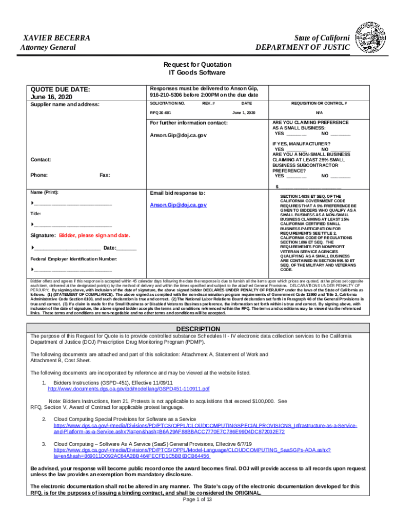 The Simple Request for Quotation (RFQ) Process for Procurement ...