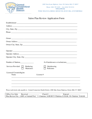 Fillable Online static1.squarespace.com static 5c4085e585ede1f50Salon Plan Review Application ...