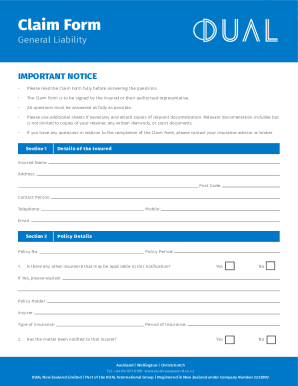 Fillable Online Allianz Claim Form PDF - Fill Out and Sign Printable ...