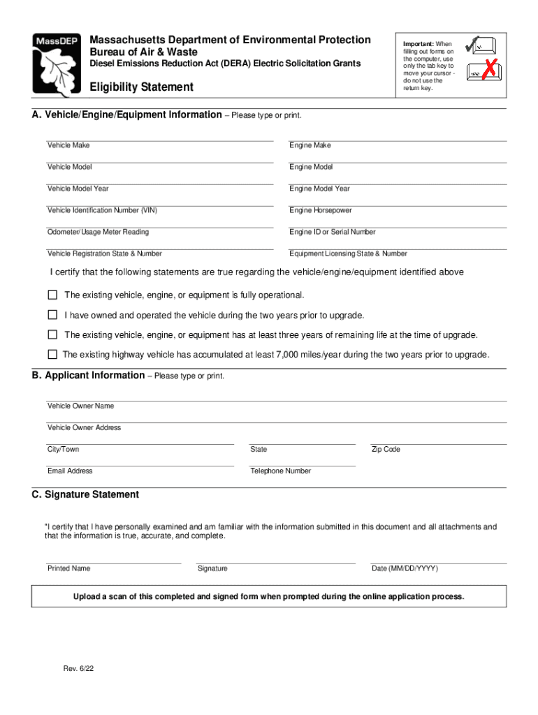 Fillable Online Eligibility Statement Fax Email Print - pdfFiller