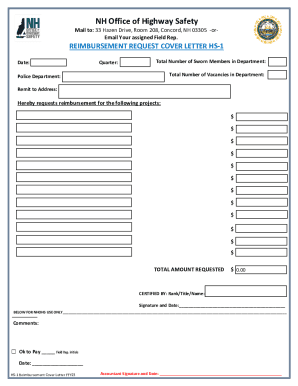 Fillable Online NH Office of Highway Safety Fax Email Print - pdfFiller