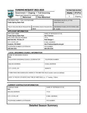 Fillable Online parks.ca.govRoads and Trails Program - CA State Parks ...