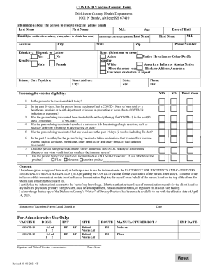 Fillable Online sarasota.floridahealth.govconsent-formCOVID-19 Vaccine ...