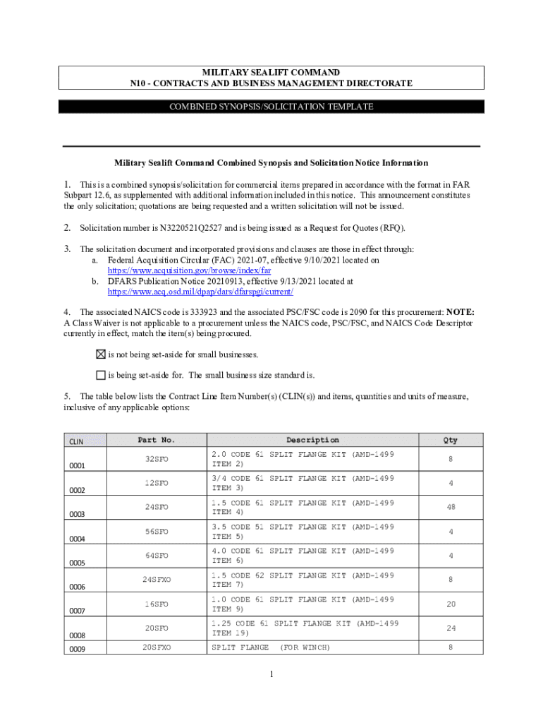 Fillable Online Military Sealift Command Fax Email Print - pdfFiller