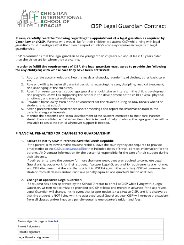 Fillable Online FREE 7+ Sample Legal Guardian Forms in MS WordPDFExcel ...