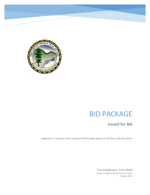 Fillable Online Bid package. Issued for Bid Fax Email Print - pdfFiller