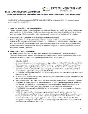 Fillable Online 7+ Landscaping Proposal Examples in PDFGoogle Docs ...