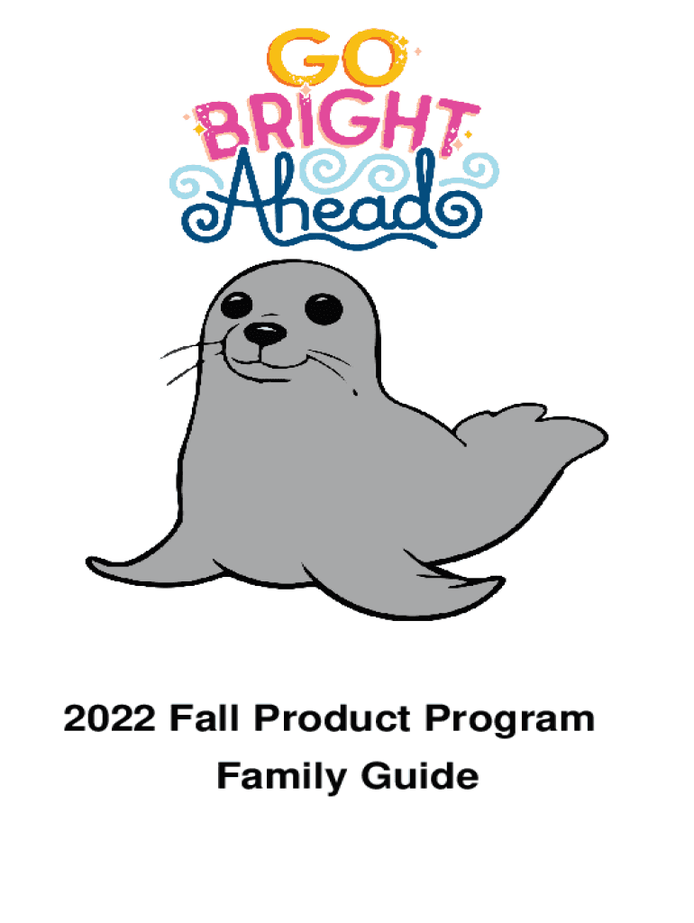 Fillable Online Fall Product Program - Girl Scouts2022 Fall Product ...