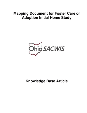 Fillable Online SACWIS Knowledge Base - Mapping Document for Foster ...