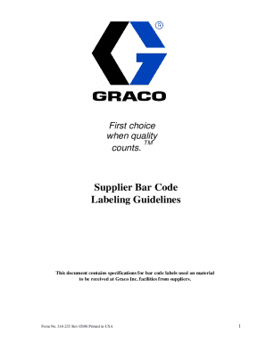 Fillable Online Supplier Bar Code Labeling Guidelines. Contains ...
