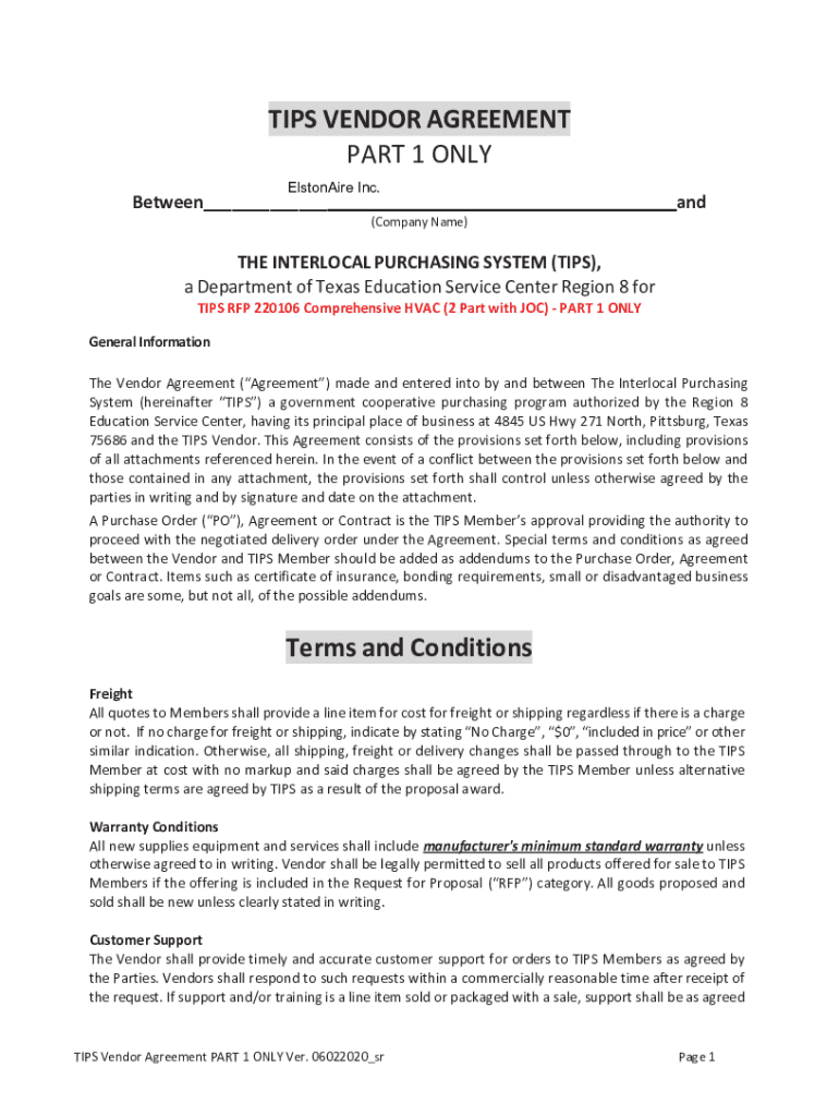 Fillable Online ElstonAire Inc Fax Email Print - pdfFiller