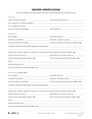 Fillable Online The Complete Pre-Trip Inspection Checklist - Class A ...