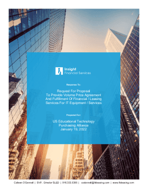 Fillable Online RFP Response Example: Your Guide to Winning More ...