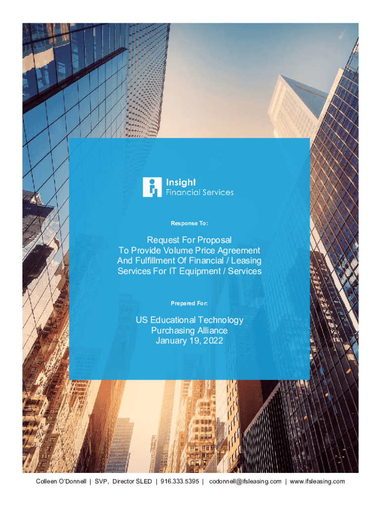 Fillable Online RFP Response Example: Your Guide to Winning More ...