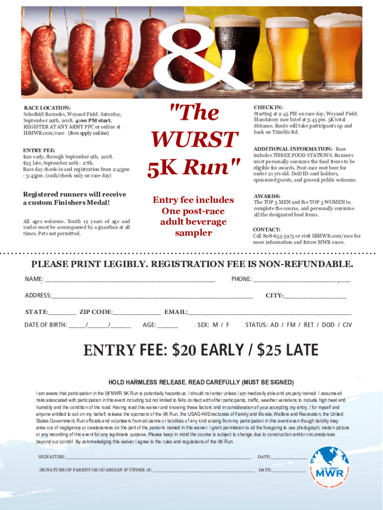 Fillable Online Request Forms and Templates :: Hawaii :: US Army MWR ...