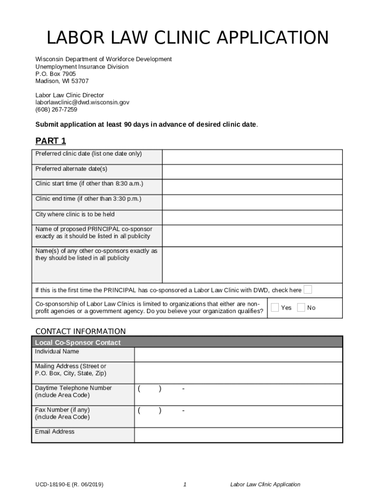 Labor Law Training - Department of Workforce Development - Wisconsin ...