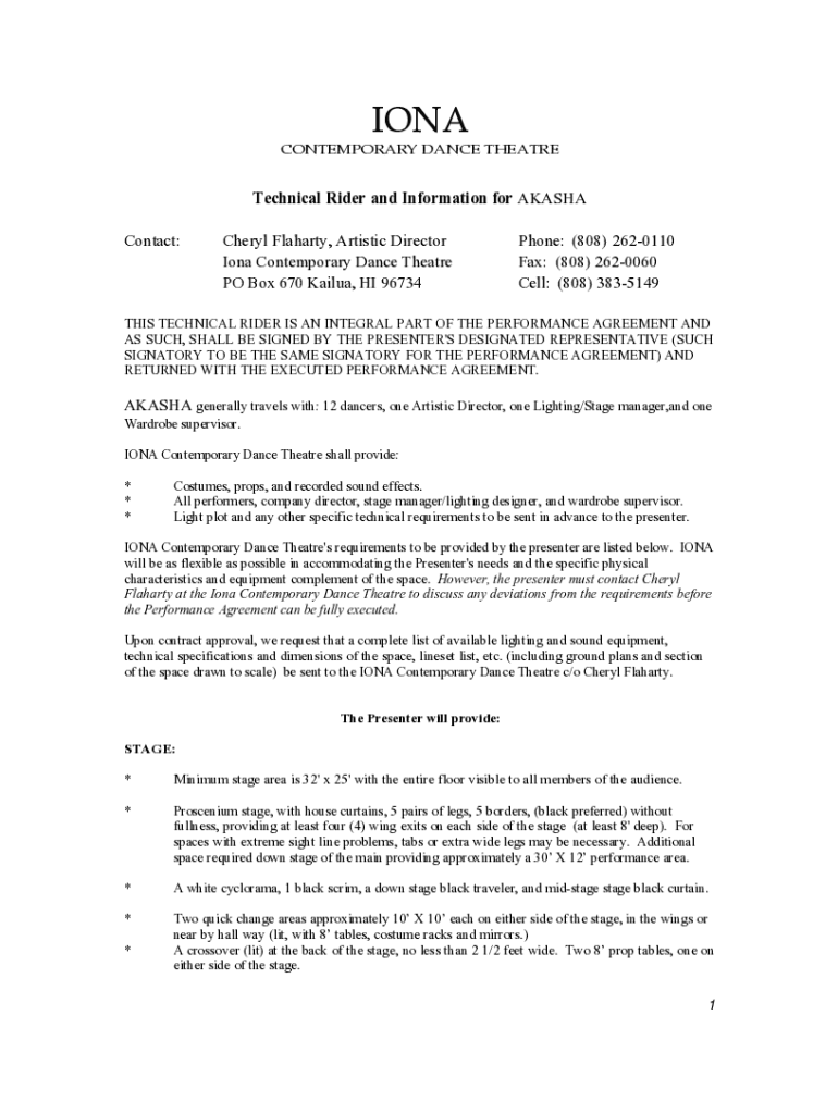 Fillable Online Akasha Tech Rider.cwk (WP) Fax Email Print - pdfFiller