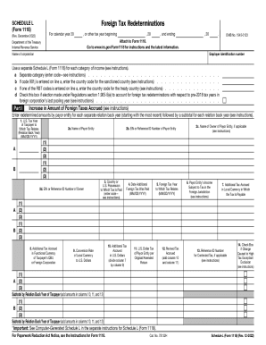Fillable Online About Form 1118, Foreign Tax Credit ...