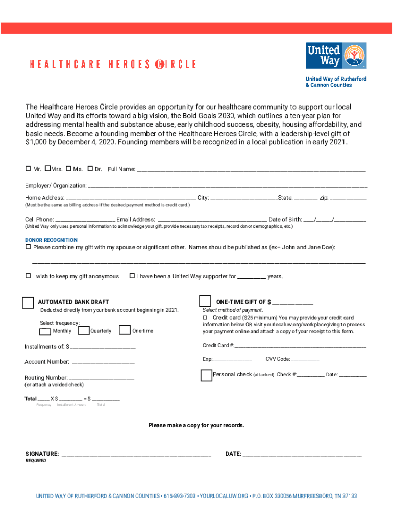 Fillable Online 5 Ways to Show Support for Our Healthcare HeroesWEX Inc. Fax Email Print - pdfFiller