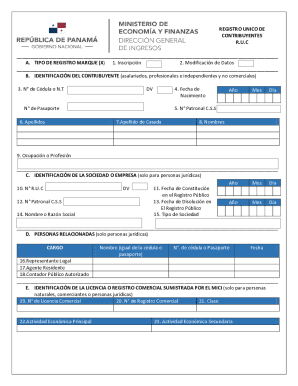 Fillable Online dgi mef gob dgi.mef.gob.paForm ...