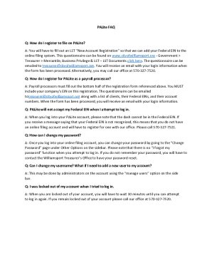 Fillable Online PALITE - Pennsylvania's Local Income Tax Exchange Fax ...