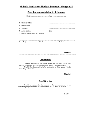 Fillable Online briefcase allowance form Fax Email Print - pdfFiller
