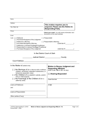 Fillable Online Utah Courts - Judgment Documents Fax Email Print ...