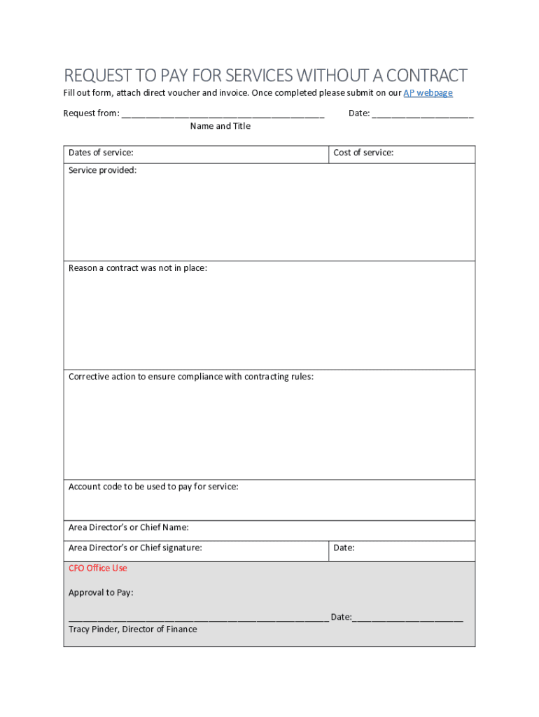 Fillable Online Writing a Payment Request Letter for Services Rendered ...