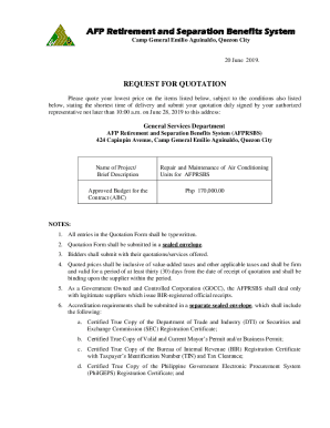 Fillable Online AFP Retirement and Separation Benefits System Fax Email ...