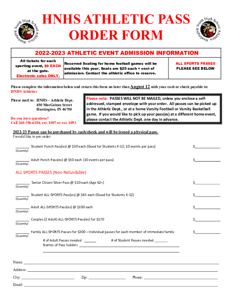 Fillable Online cdn5-ss13.sharpschool.comUserFilesServersHNHS ATHLETIC ...