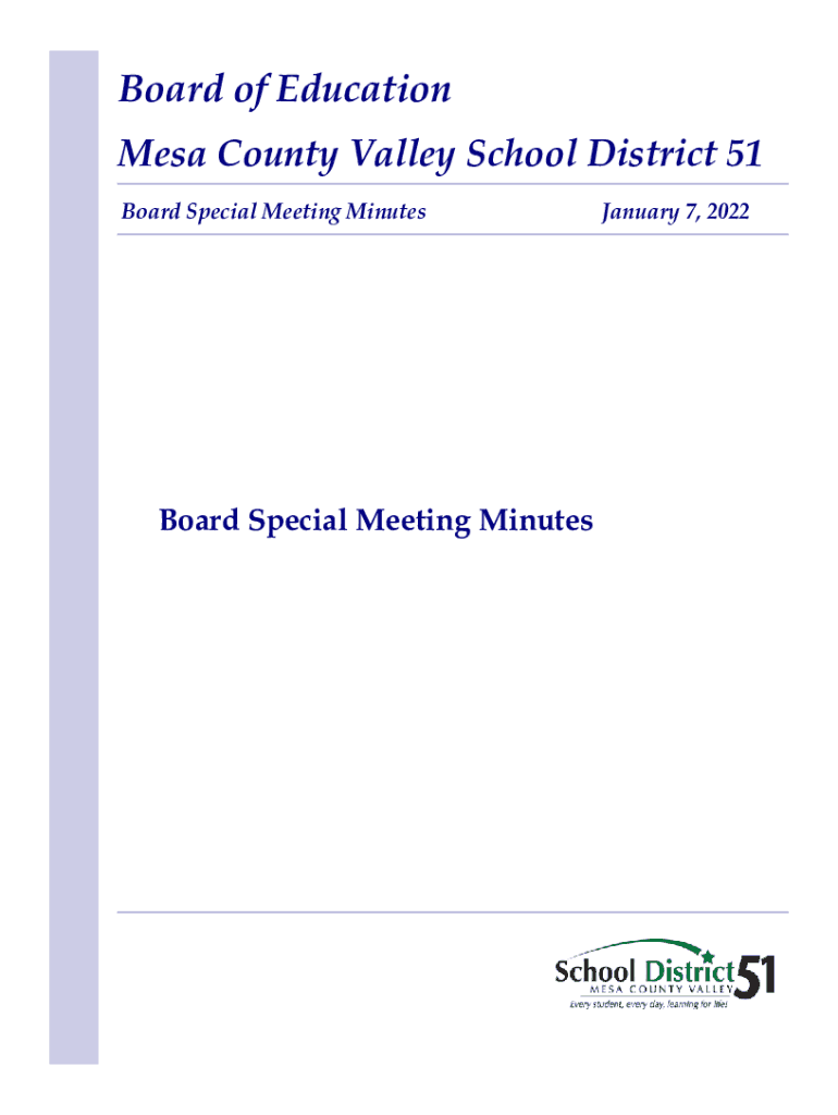 Fillable Online School District 51 School Board - Mesa Valley Education Association Fax Email ...