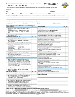 Fillable Online PRE-PARTICIPATION PHYSICAL EVALUATION FORM (PPE ...