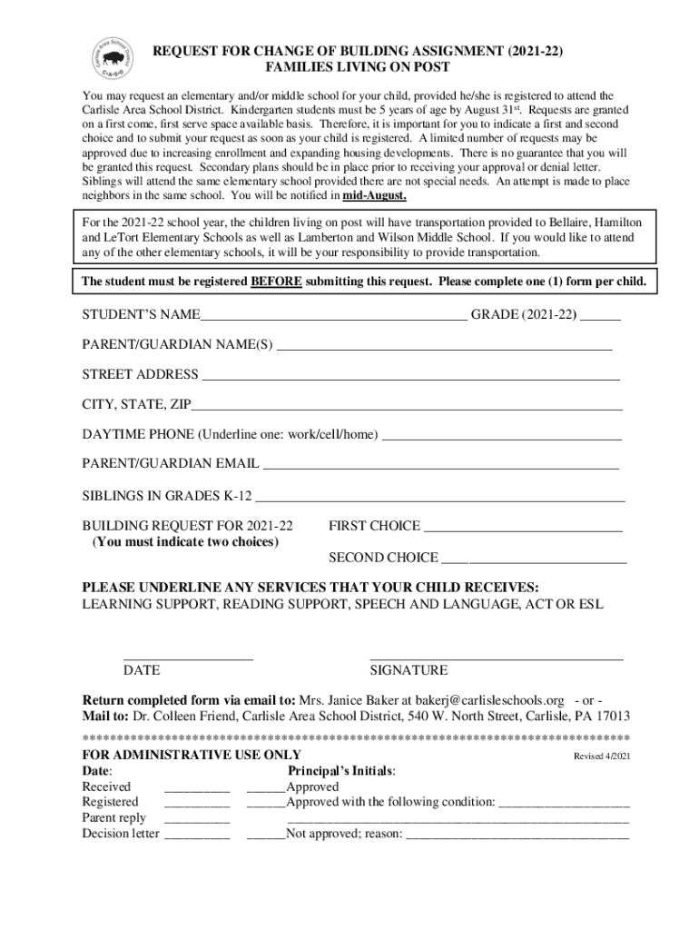 Fillable Online Sample Letters: Requesting A Change of PlacementLD ...