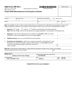 Fillable Online Get OR DoR OR-W-4 2021-2022 - US Legal Forms Fax Email ...