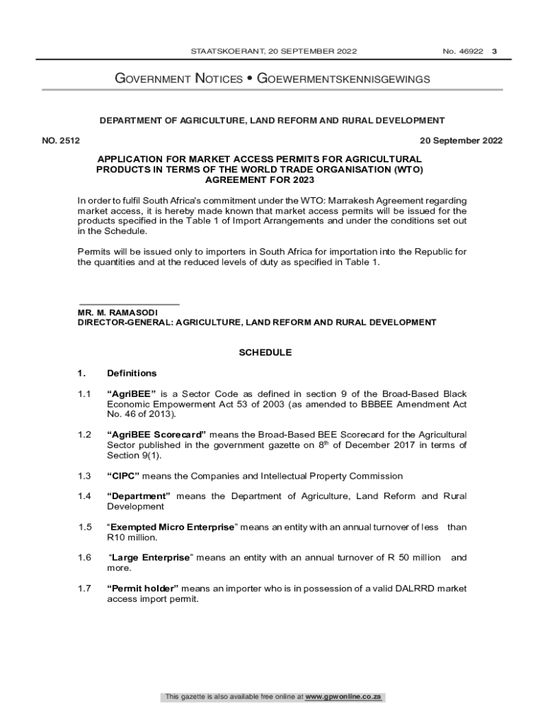 Fillable Online Broad-Based Black Economic Empowerment Act. 20/09/2022 Fax Email Print - pdfFiller