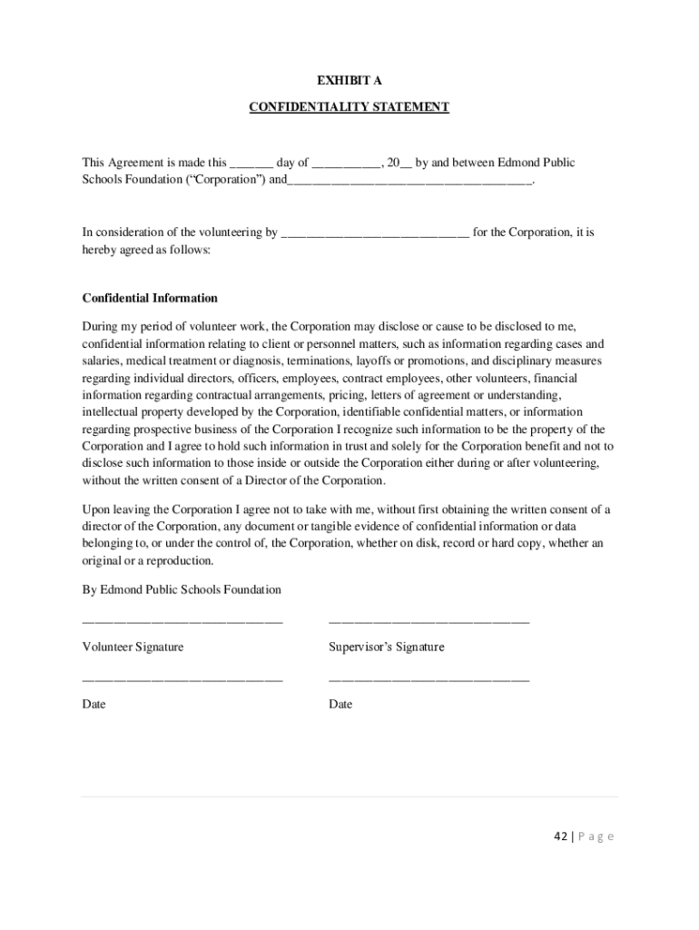 Fillable Online Confidentiality and Non-Compete AgreementExhibit A Fax ...