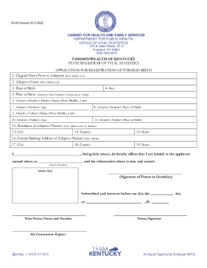 Fillable Online Department for Public Health - Cabinet for Health and ...