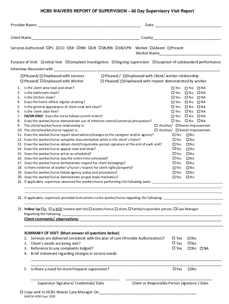 Fillable Online Home- and Community-Based Services (HCBS) Waivers: ABI ...