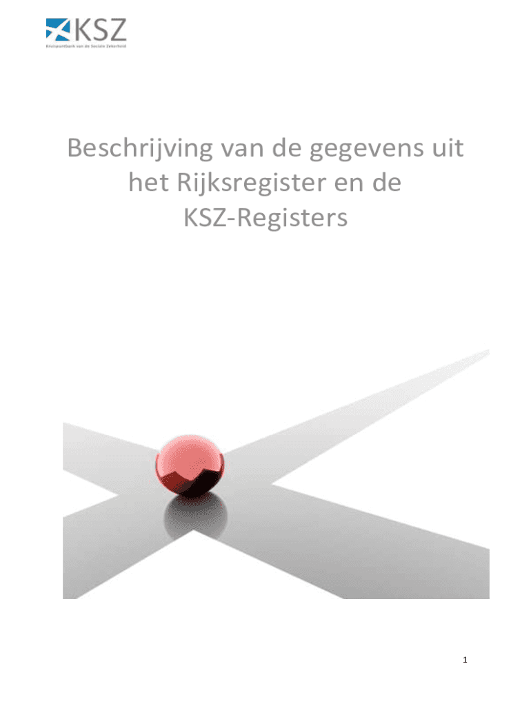 Fillable Online Beschrijving van de gegevens uit het Rijksregister en ...
