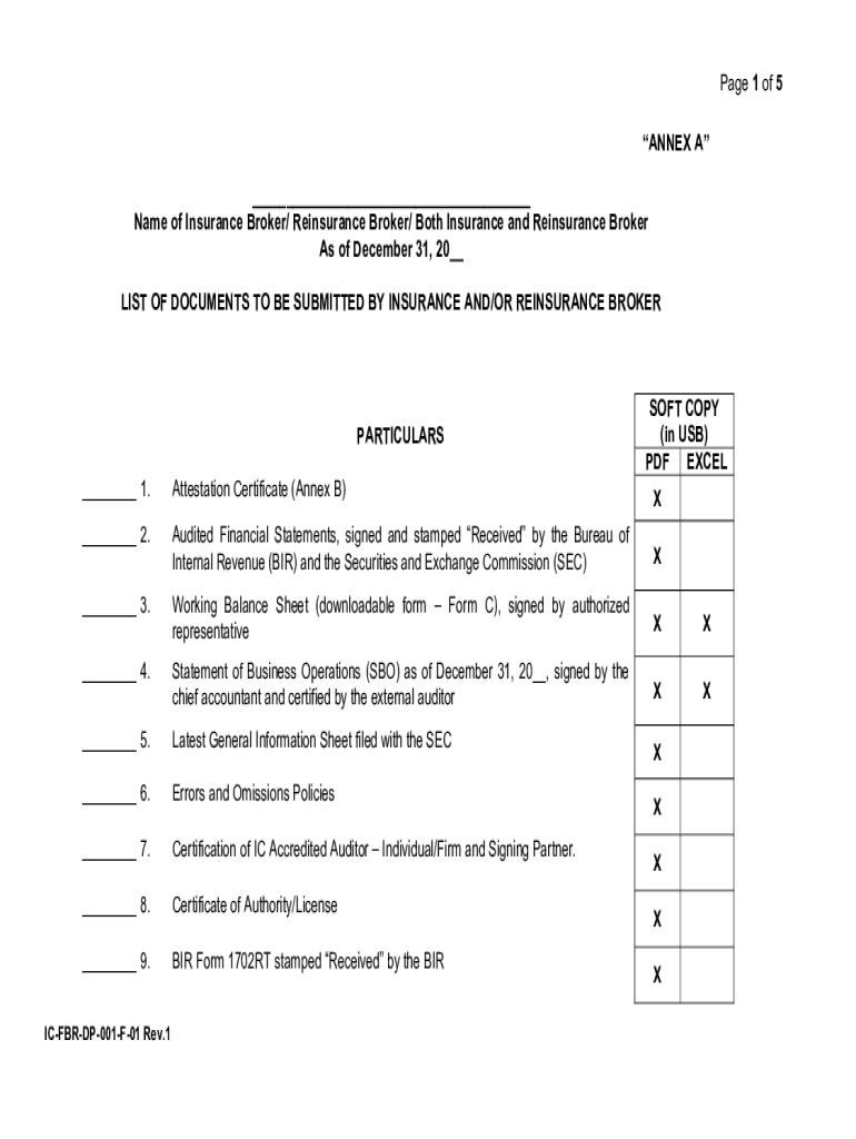 Fillable Online Official NAIC Annual Statement Instructions - IN.gov ...