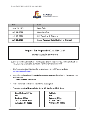 Fillable Online Request for Proposals (RFP) for ID/IQ Plan Review ...