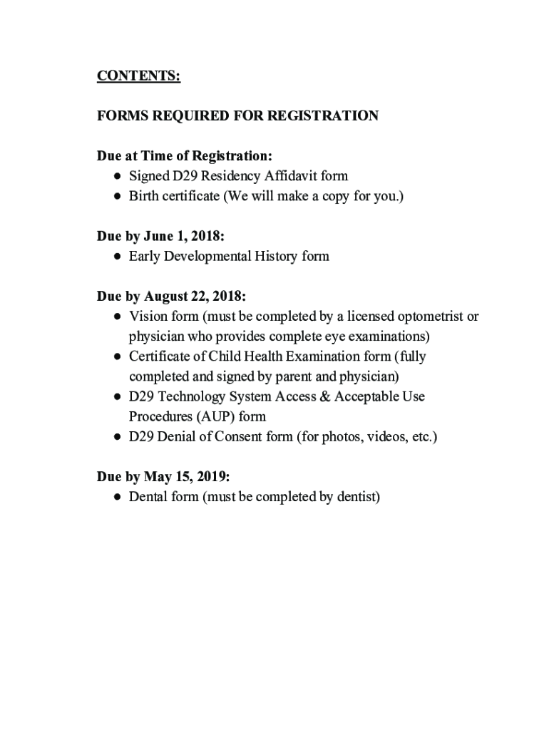 Fillable Online Application Forms - rgd.gov.jmEnrollment DocumentsIUSD ...