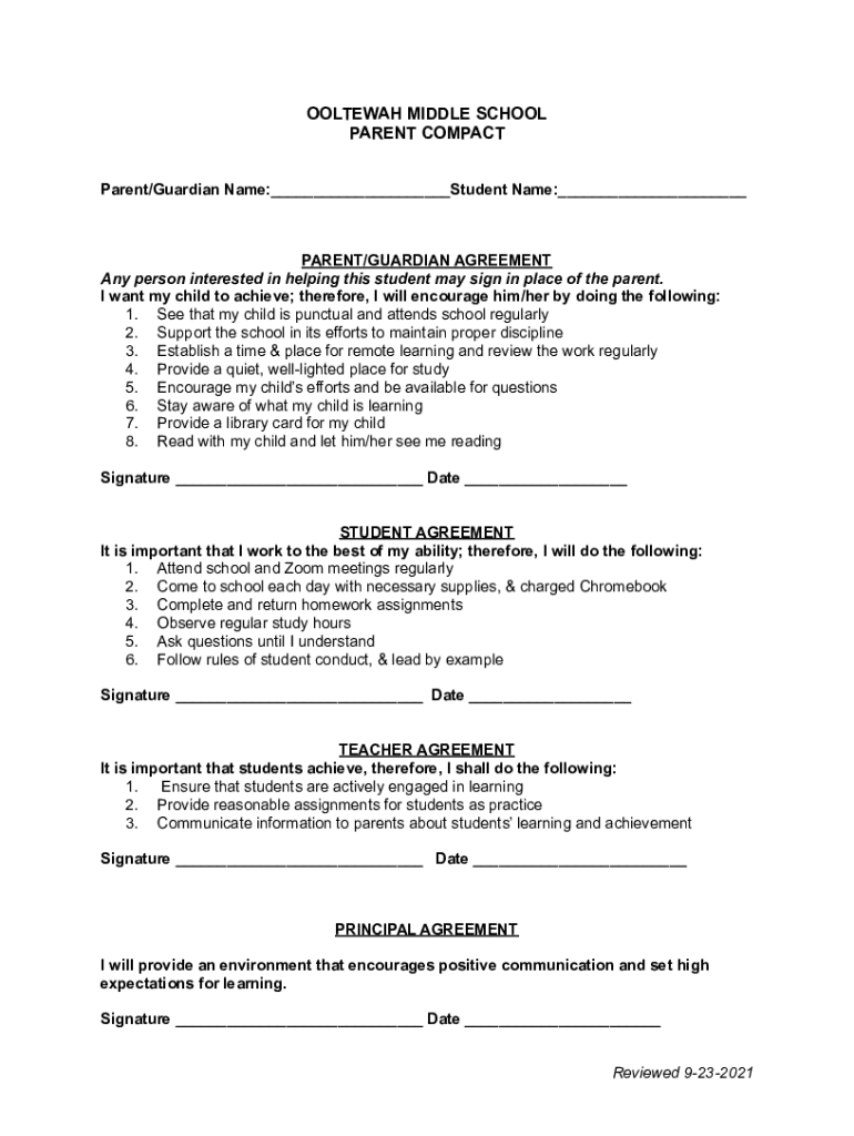 Fillable Online Copy of 2021-2022 OMS Title I Parent Compact - SharpSchool Fax Email Print ...