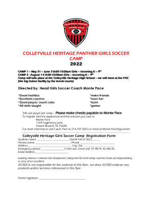 Fillable Online Girls Athletics S&C - Colleyville Heritage High School ...